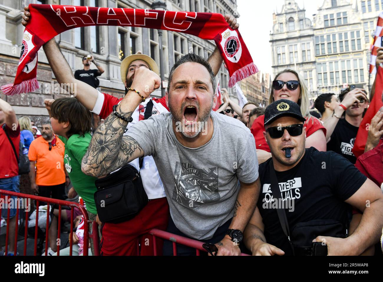 Antwerp, Belgium. 05th June, 2023. Illustration shows celebrations of ...