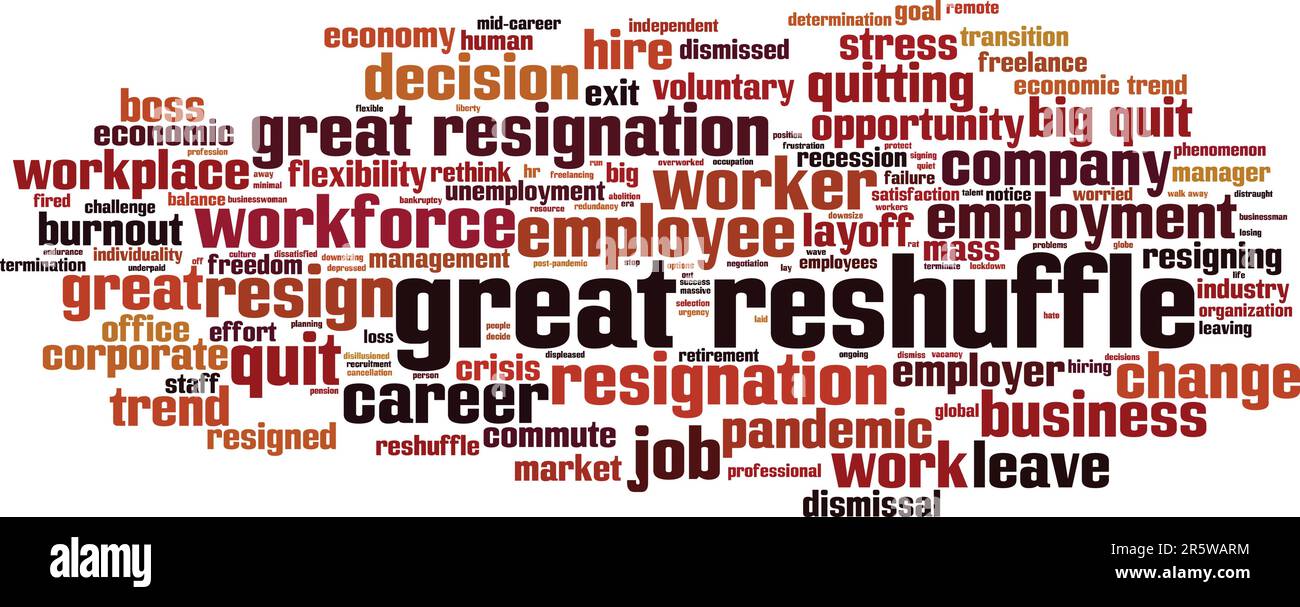 Since the reshuffle Stock Vector Images - Alamy