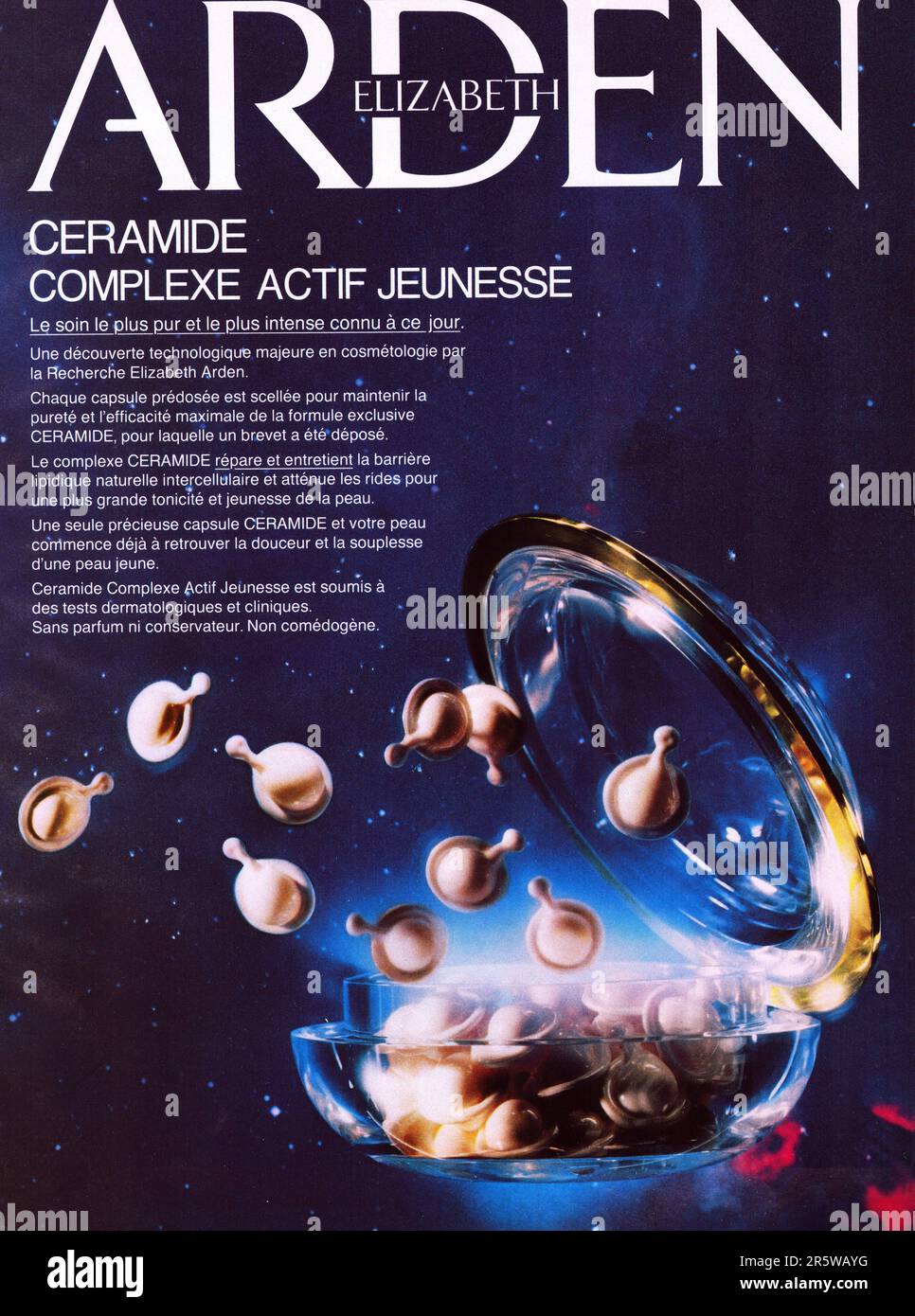 Elisabeth Arden Ceramide Complexe Actif Jeunesse publicite Elisabeth ...