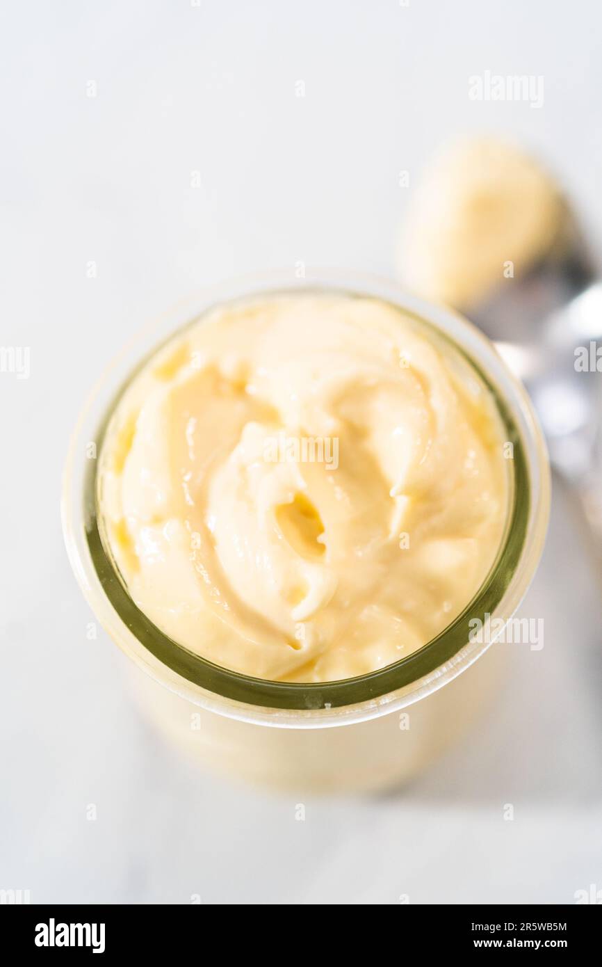 Cream Cheese Filling Stock Photo - Alamy