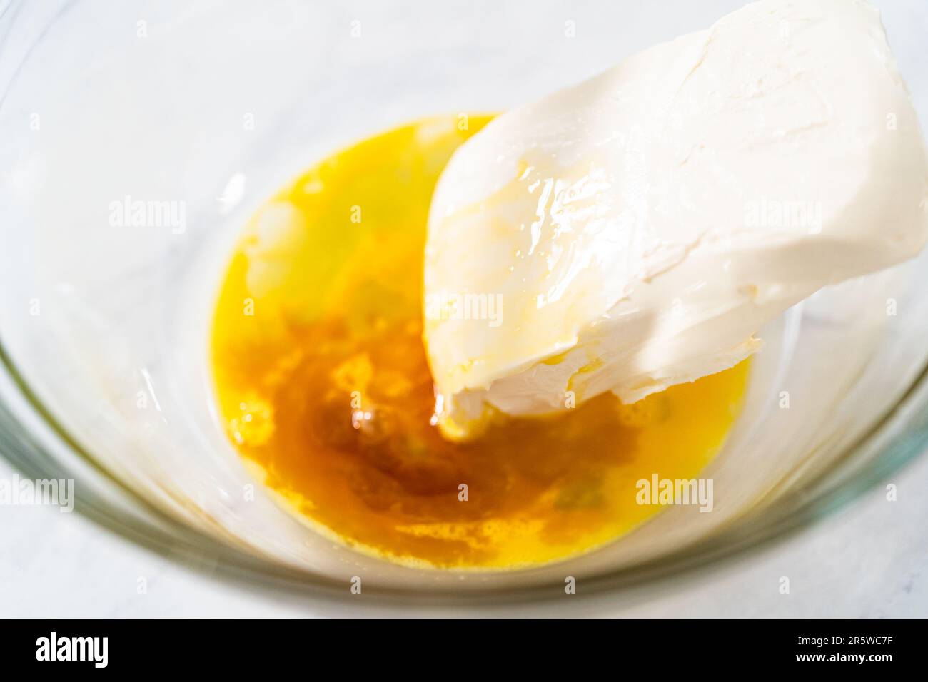 Cream Cheese Filling Stock Photo - Alamy