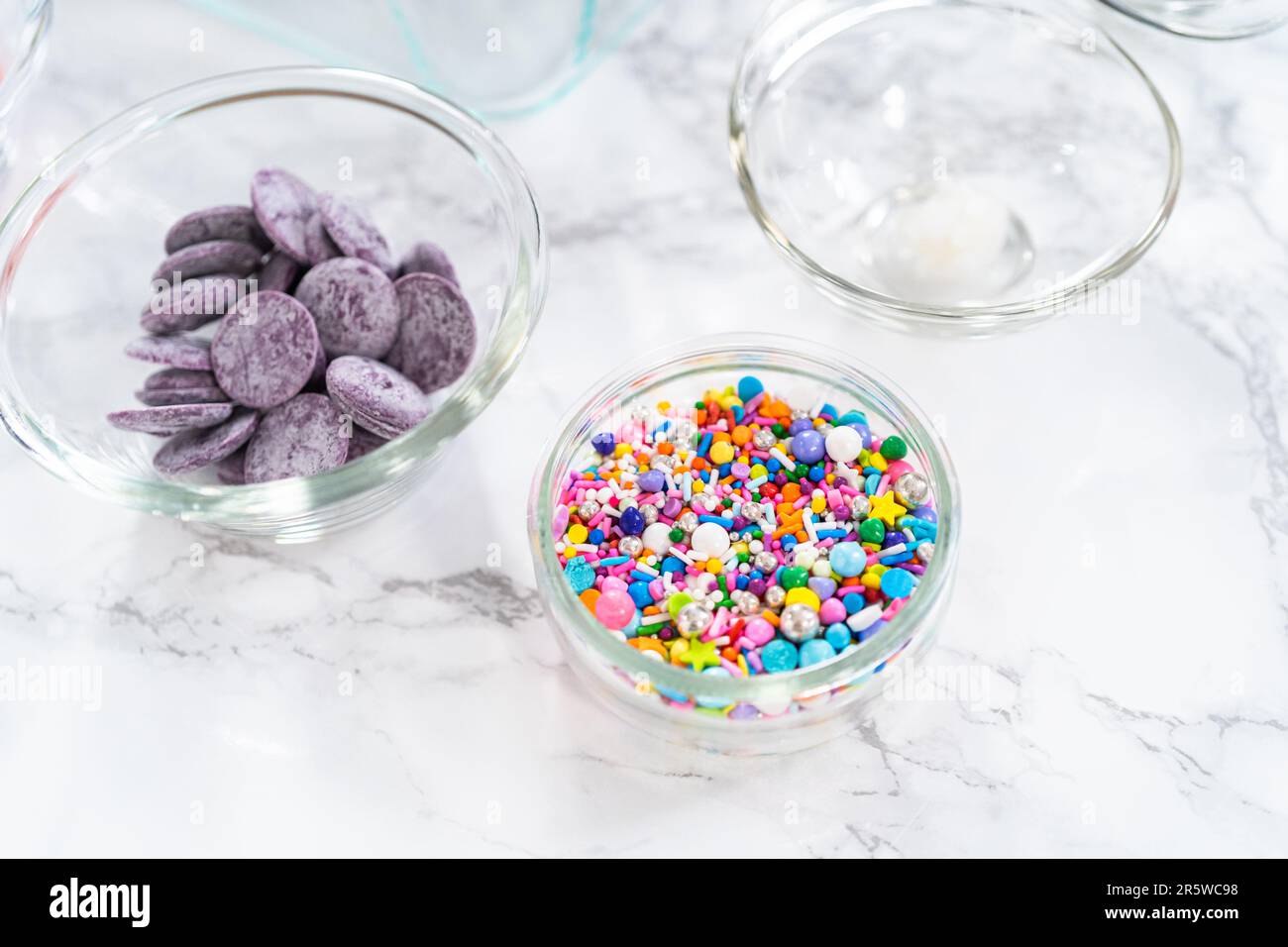 Mermaid chocolate pretzel rods Stock Photo - Alamy