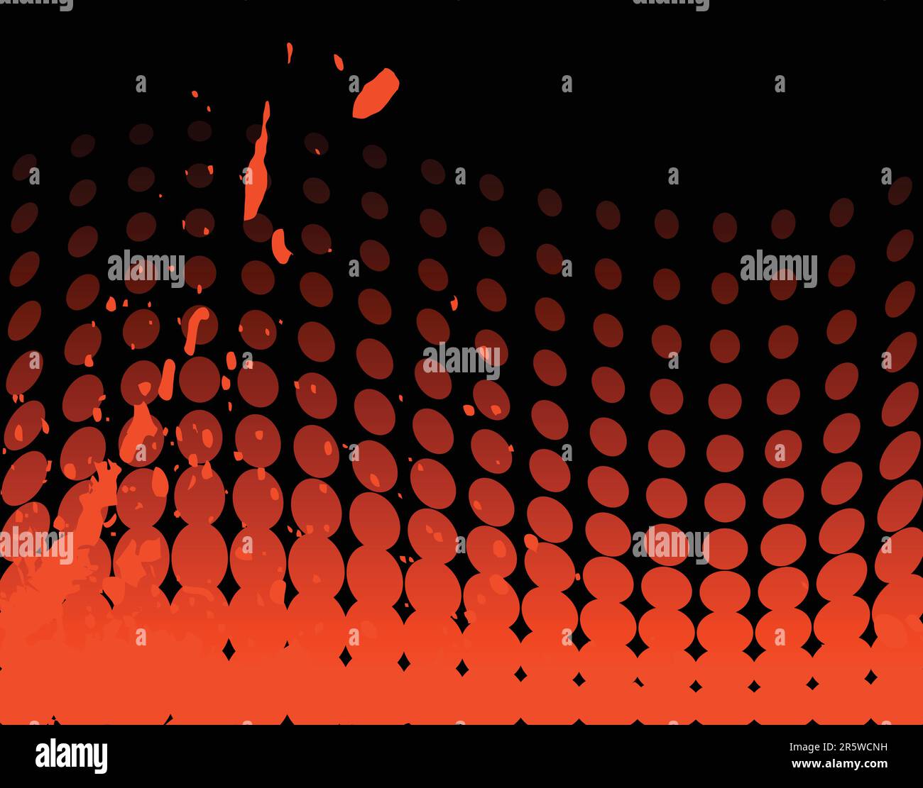 Abstract editable vector background design of dots and splatter Stock ...