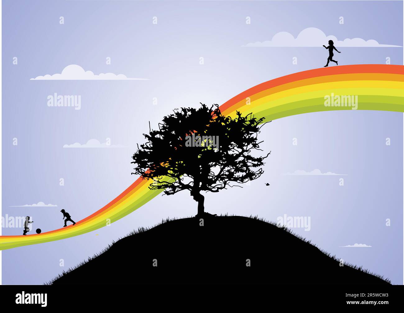 Earth sun children Stock Vector Images - Alamy