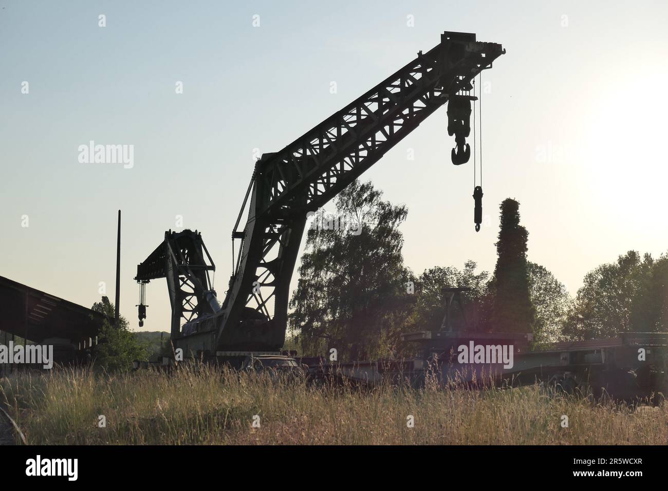 Railroad crane hi-res stock photography and images - Alamy