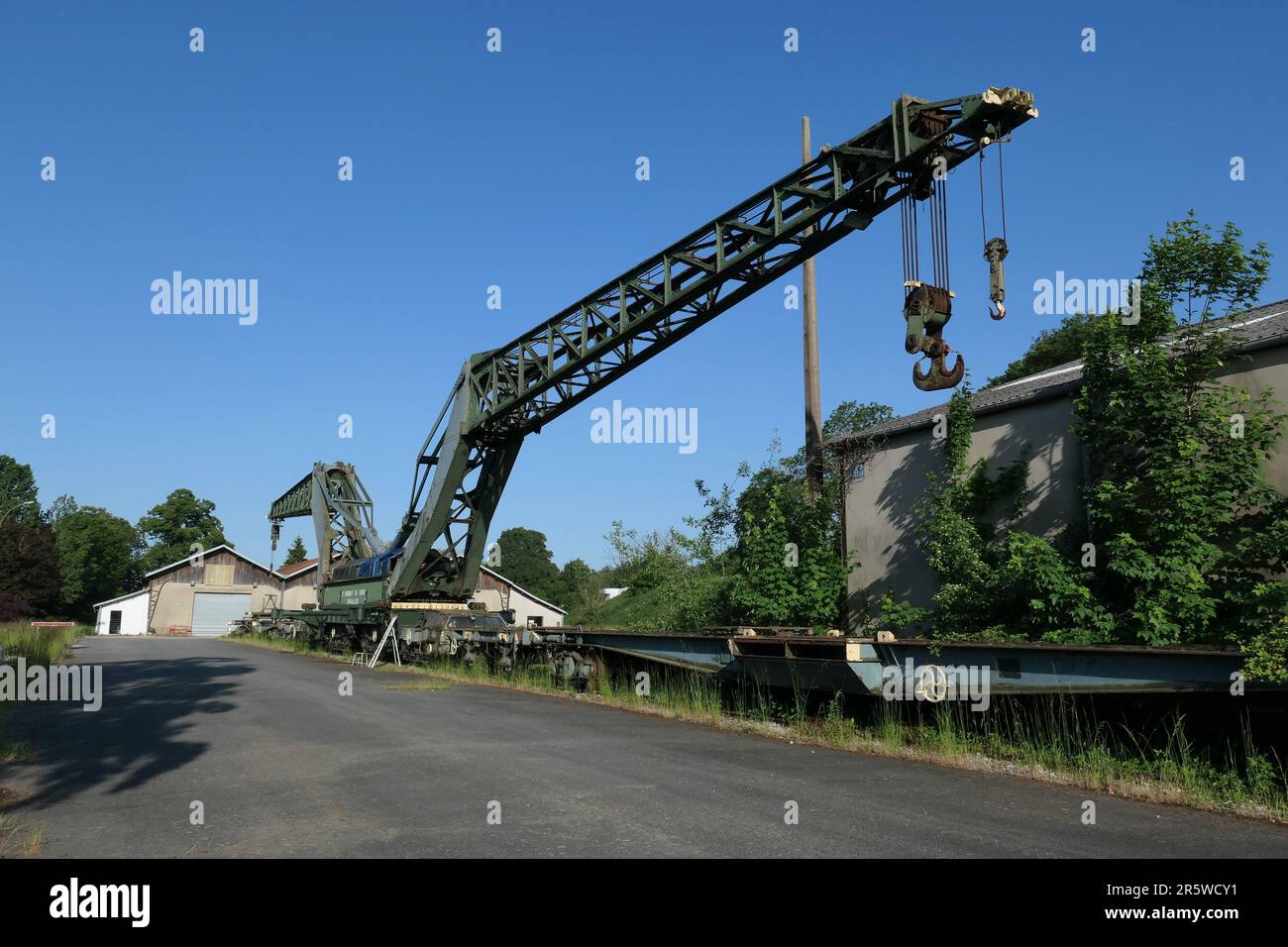 Historischer Eisenbahnkran 'Diplodocus' // Historic Railroad Crane ...