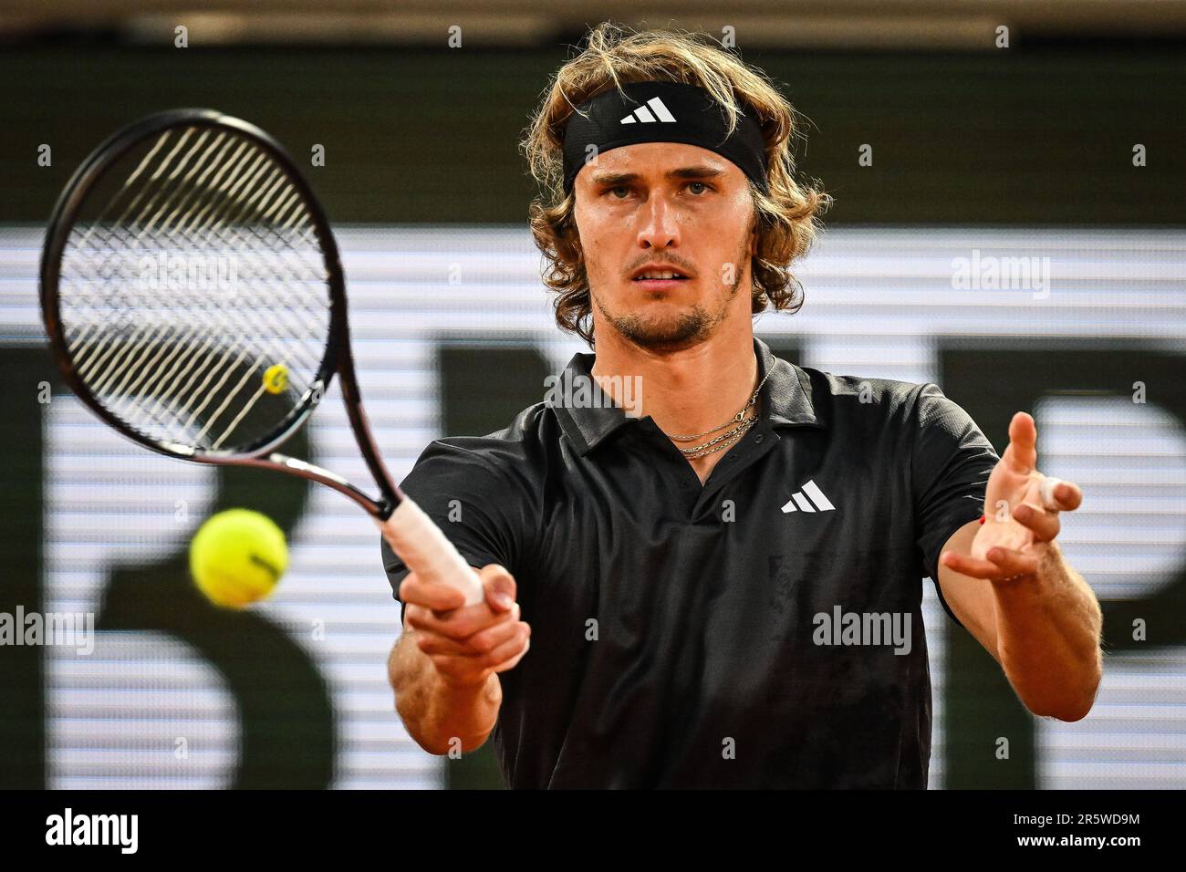 Alexander ZVEREV of Germany during the ninth day of Roland-Garros 2023, Grand Slam tennis ...