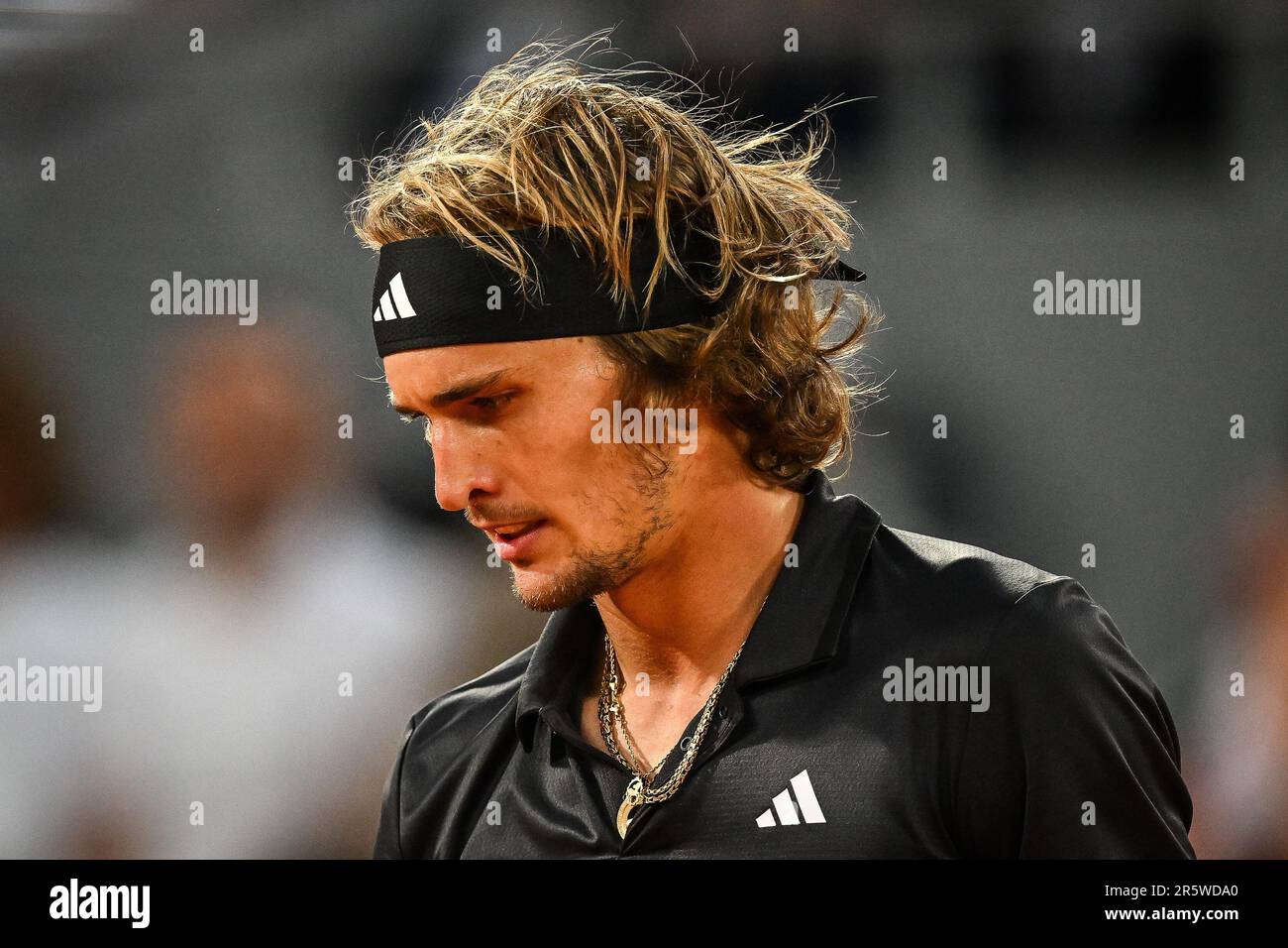 Alexander ZVEREV of Germany during the ninth day of Roland-Garros 2023, Grand Slam tennis ...