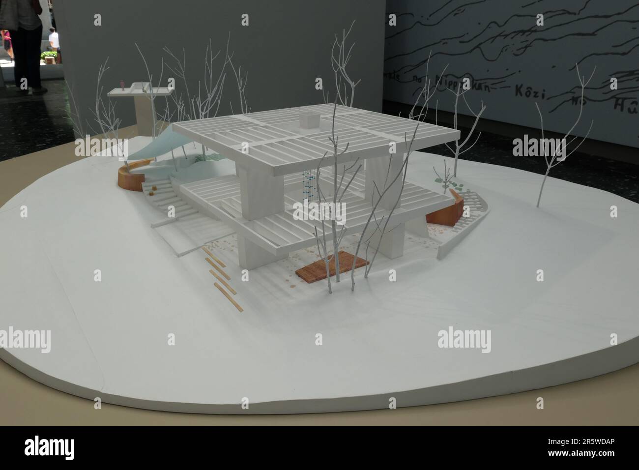 Venedig, Biennale 2023, Giardini, Japanischer Pavillon, Modell // Venice, Biennale 2023 ...