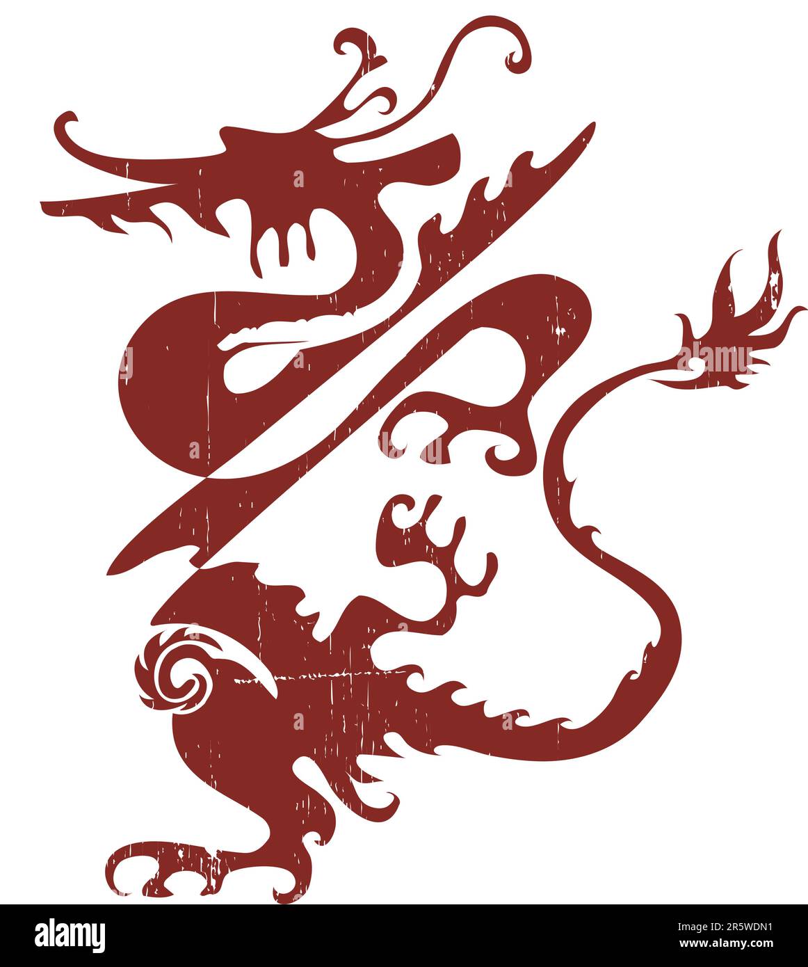 Dragon motif vector Cut Out Stock Images & Pictures - Alamy