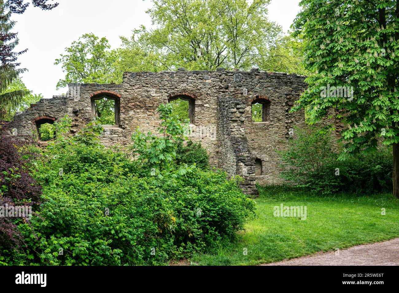House of the Templers in public park at the river Ilm in Weimar ...