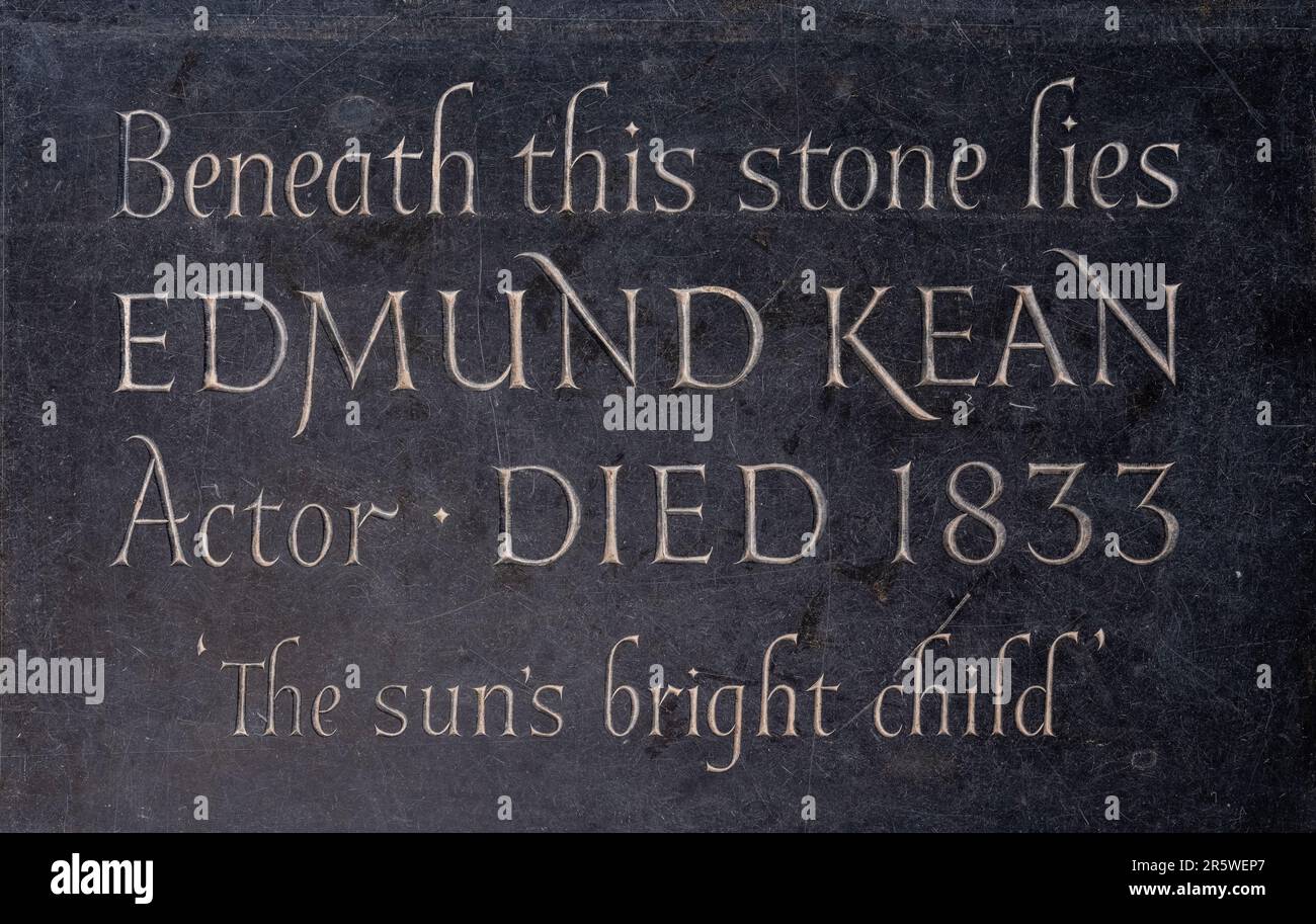 Edmund Shakespeare Grave