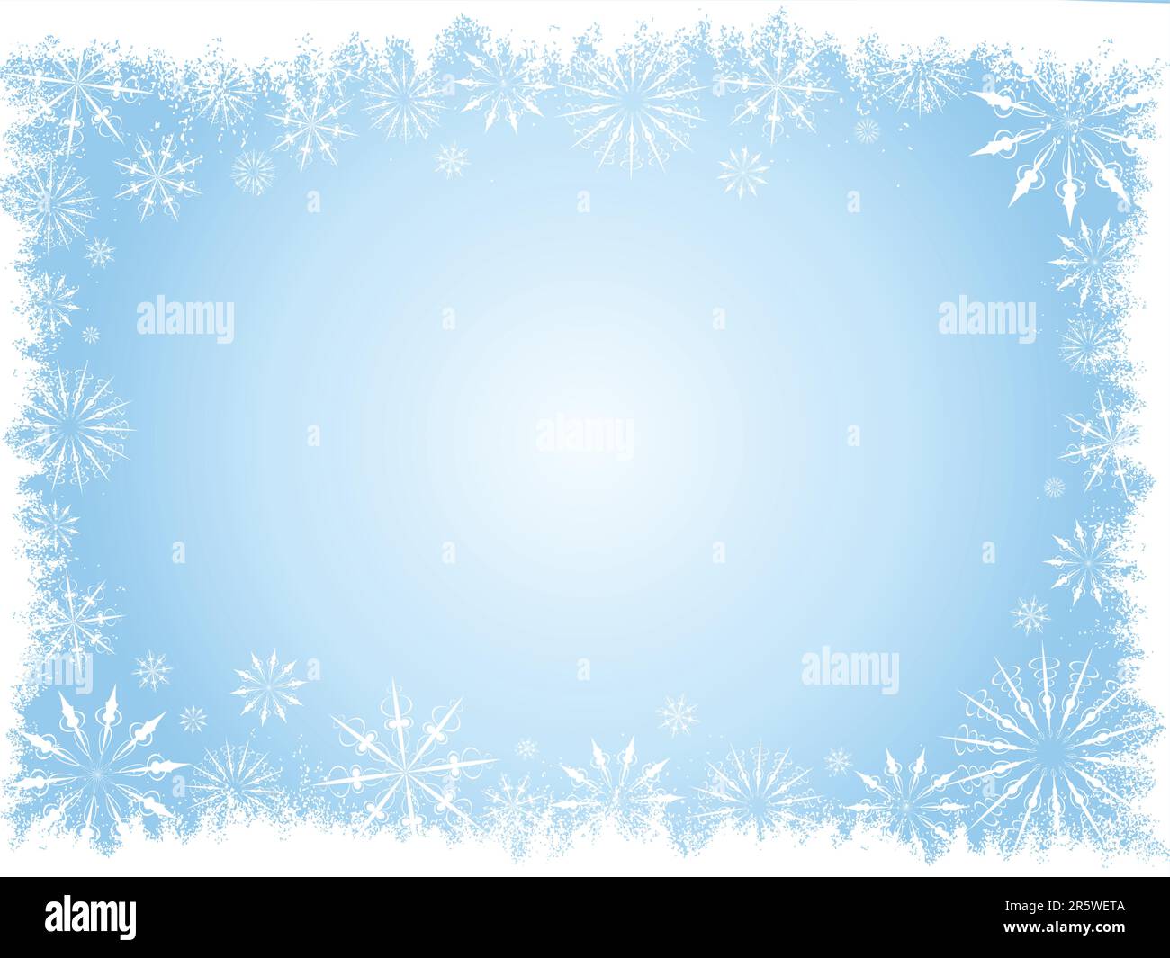 Snowflake border hi-res stock photography and images - Alamy