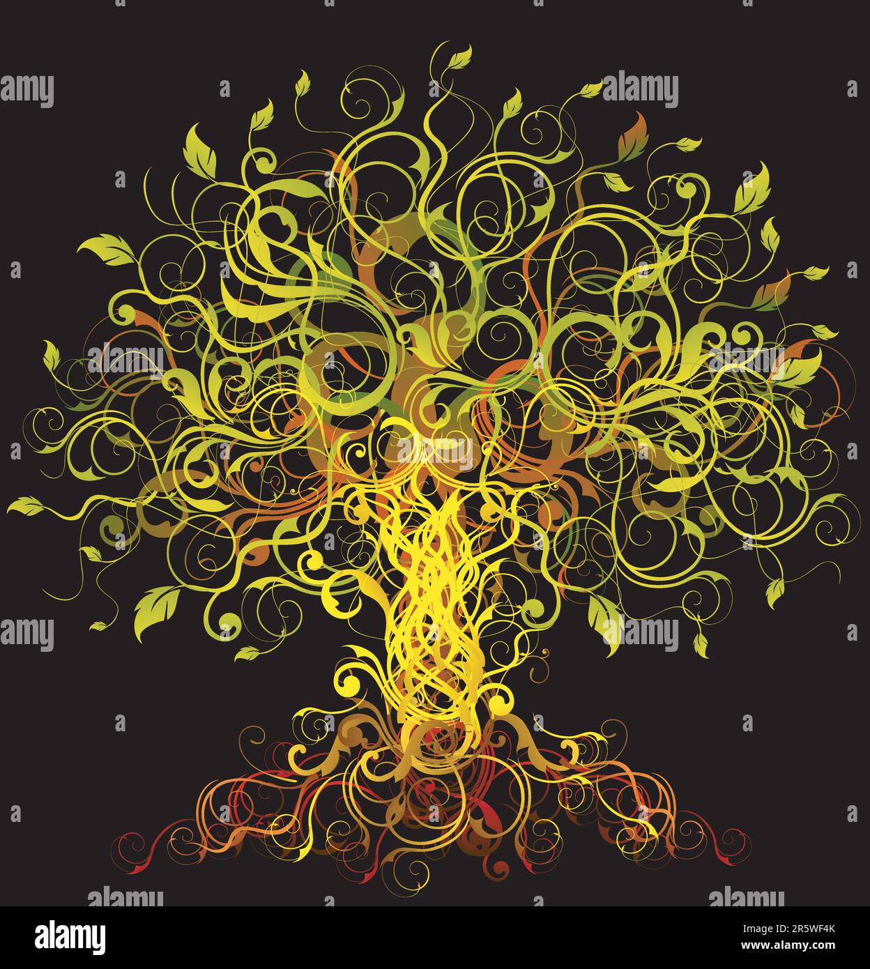 Tree arts Stock Vector Images - Alamy