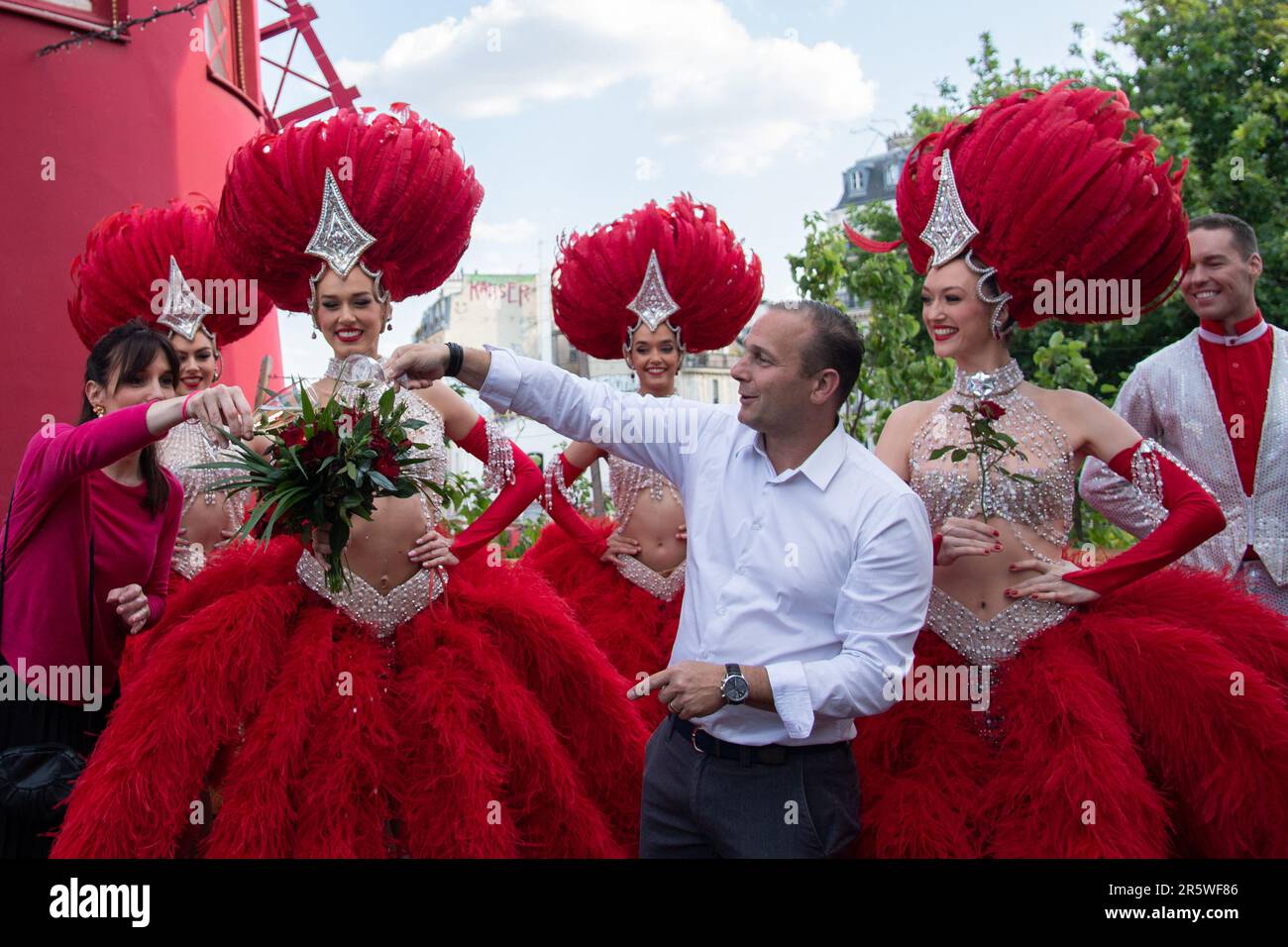 Paris, France. 05th June, 2023. Matthias Meilland and Virginie Clerico ...