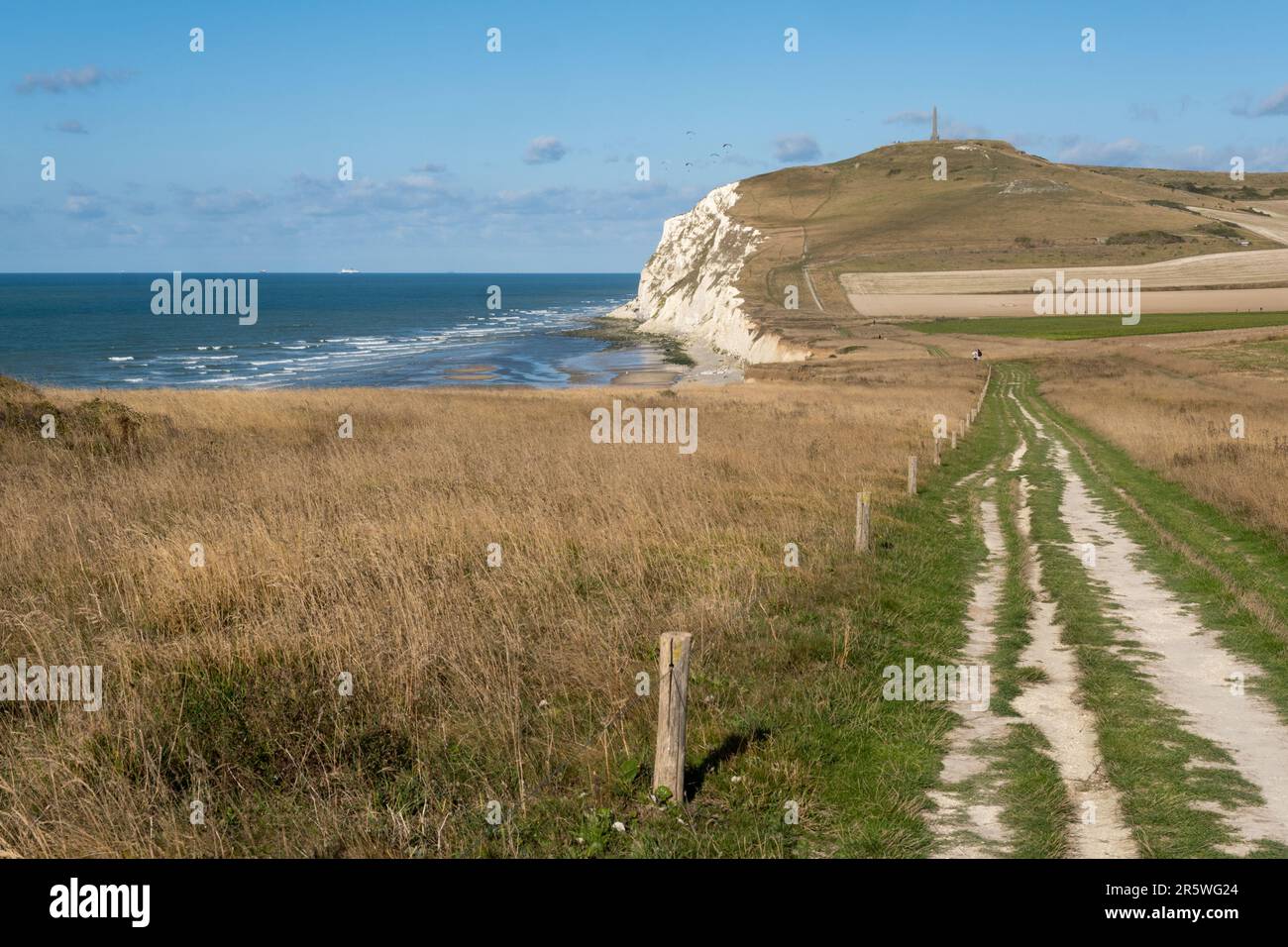 Cap Blanc-Nez cliffs near Calais, France, in summer Stock Photo - Alamy