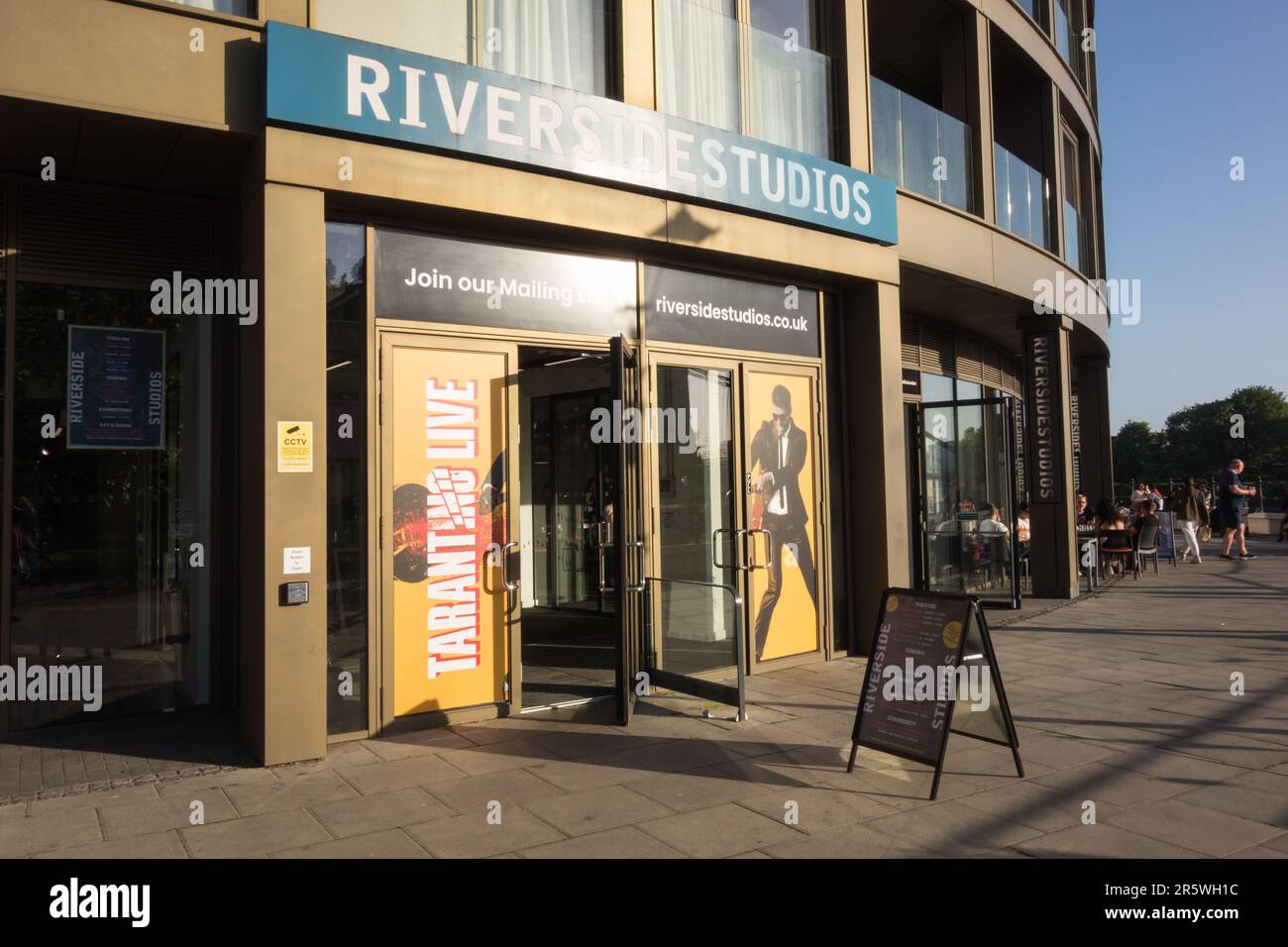 Tarantino LIve at Riverside Studios entrance, Queen Caroline Street ...