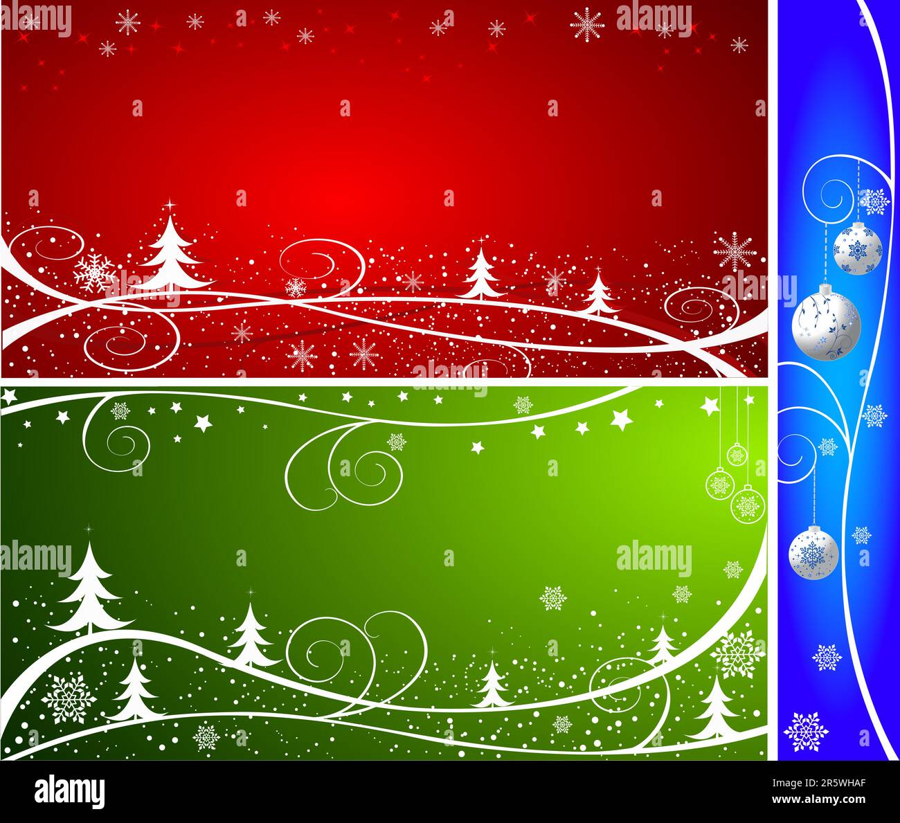 Christmas abstract Background - vector Stock Vector Image & Art - Alamy