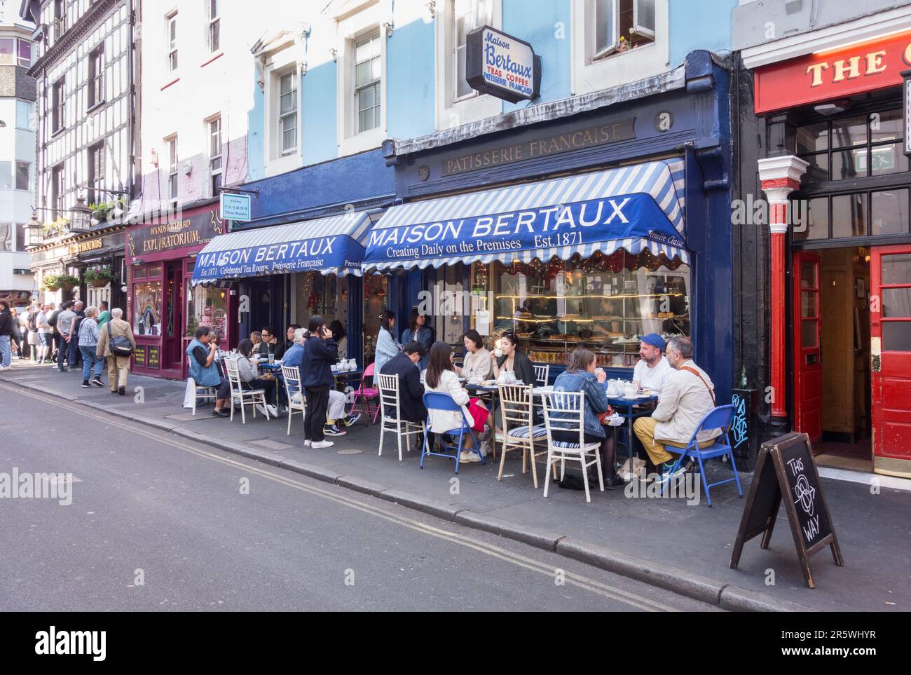 Michele Wade's Maison Bertaux French patisserie and tea rooms on Greek ...