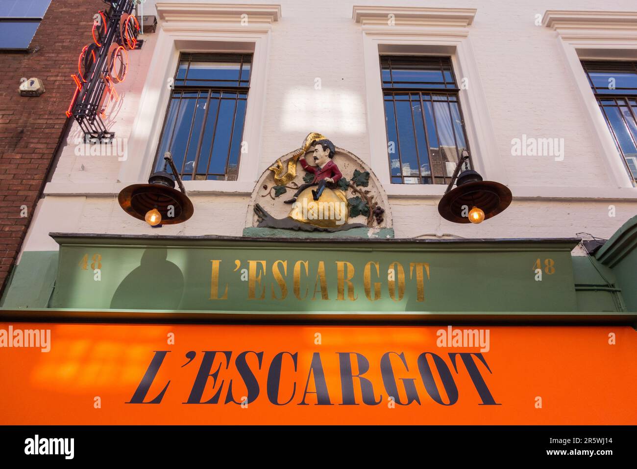 L'Escargot Restaurant, Greek Street, Soho, London, W1D, England, UK ...