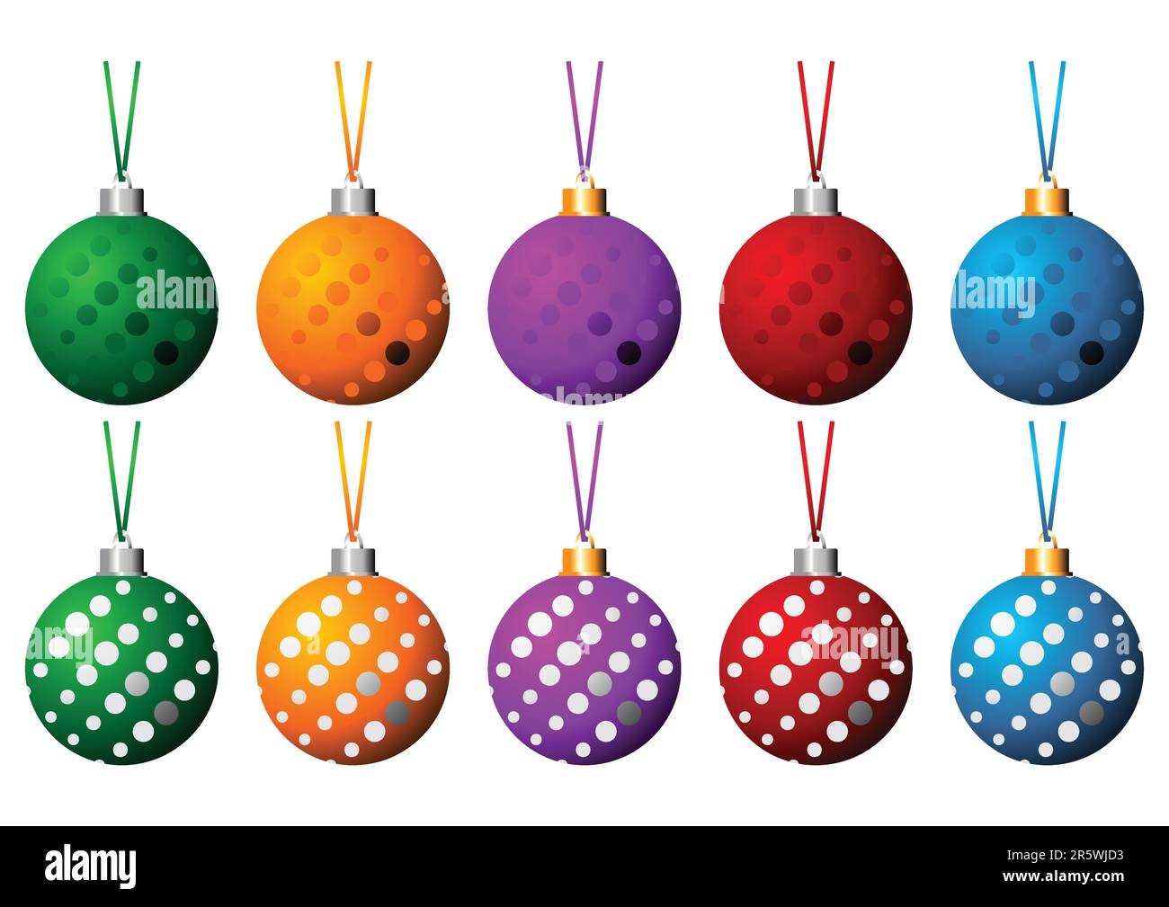Balls in different colors Stock Vector Images - Alamy