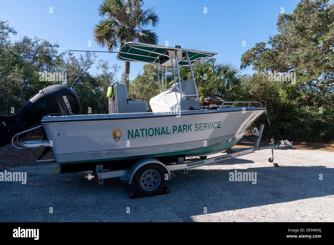 St. Augustine, Florida - December 28, 2022: A National Park Service ...