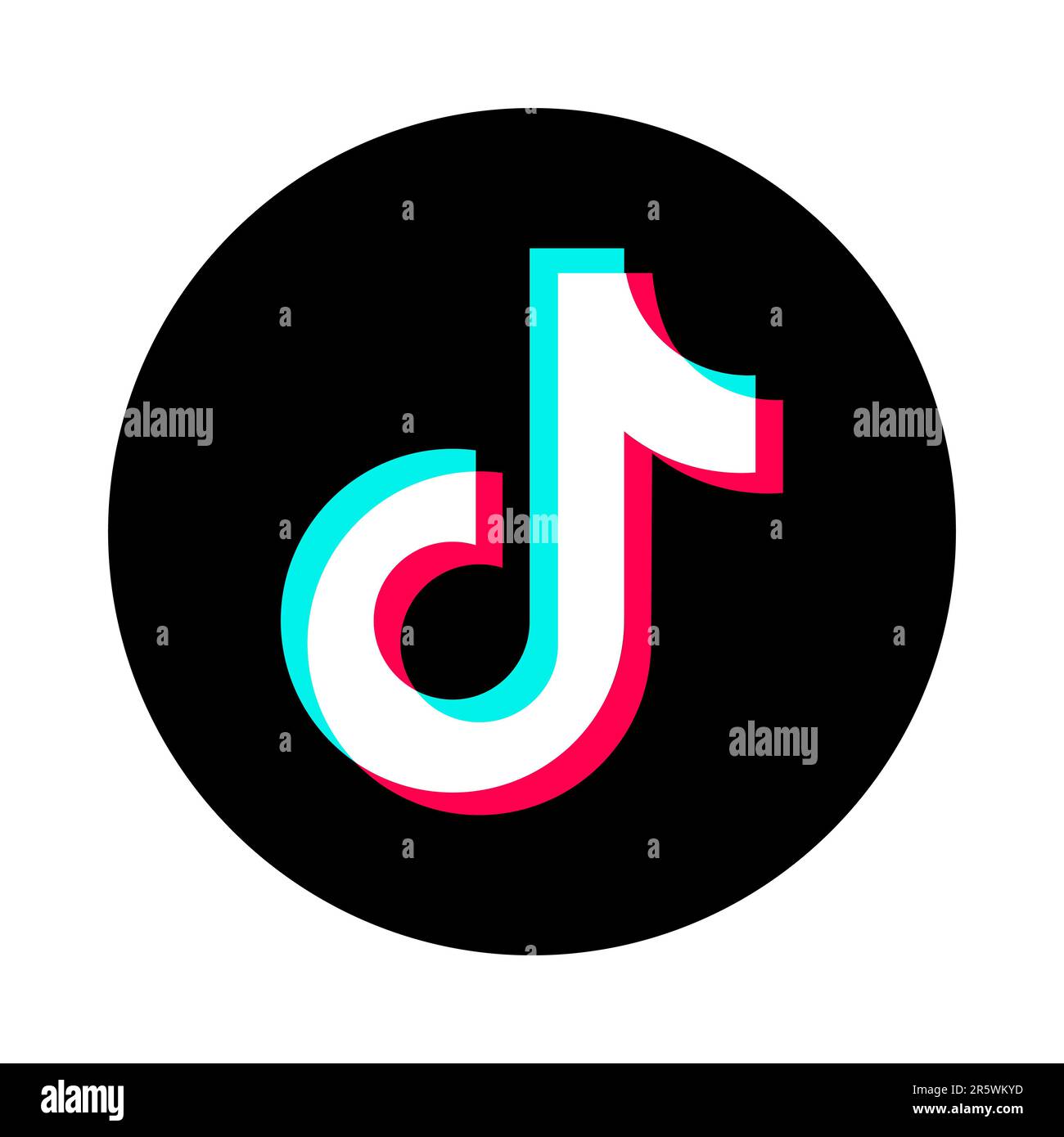 TikTok vector icon. Social media icon isolated on white background ...