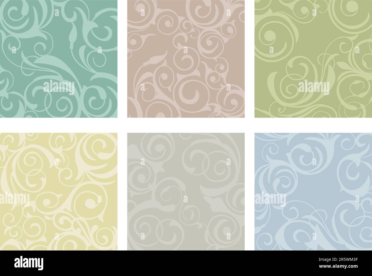Floral backgrounds floral patterns Stock Vector Images - Alamy