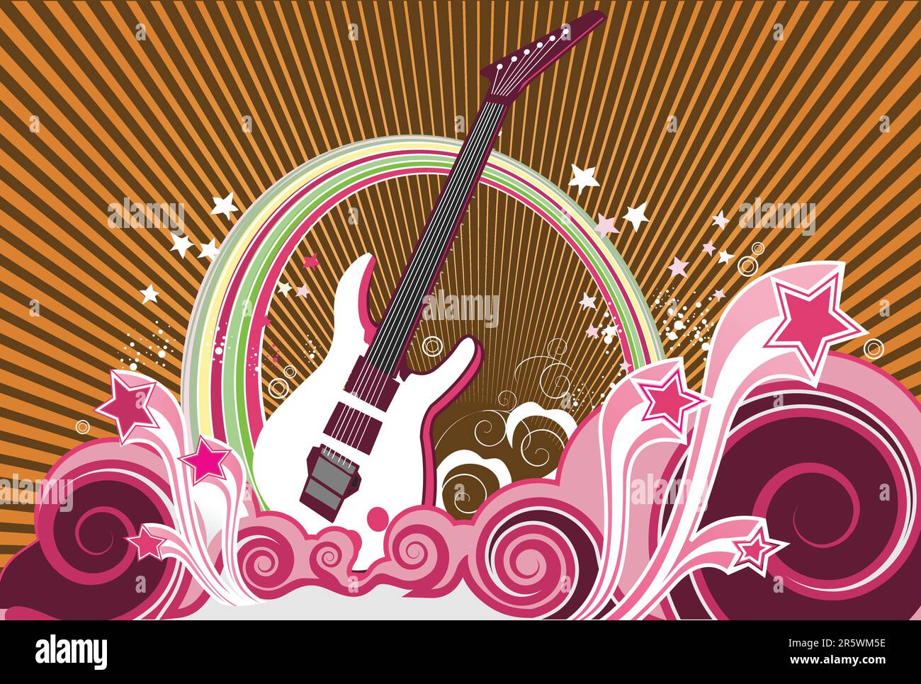 Artistic modern music background Stock Vector Images - Alamy