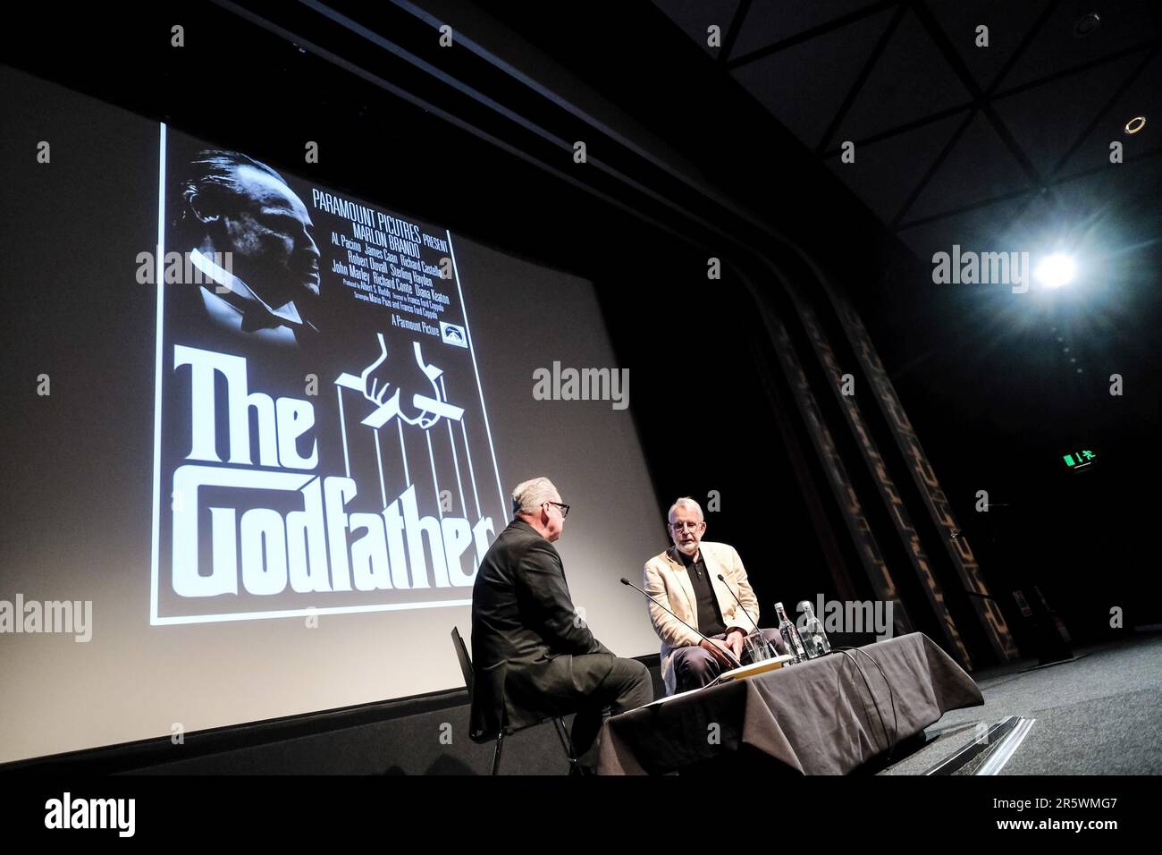 London, UK. 5th June, 2023. Mark Kermode and Walter Murch photographed ...