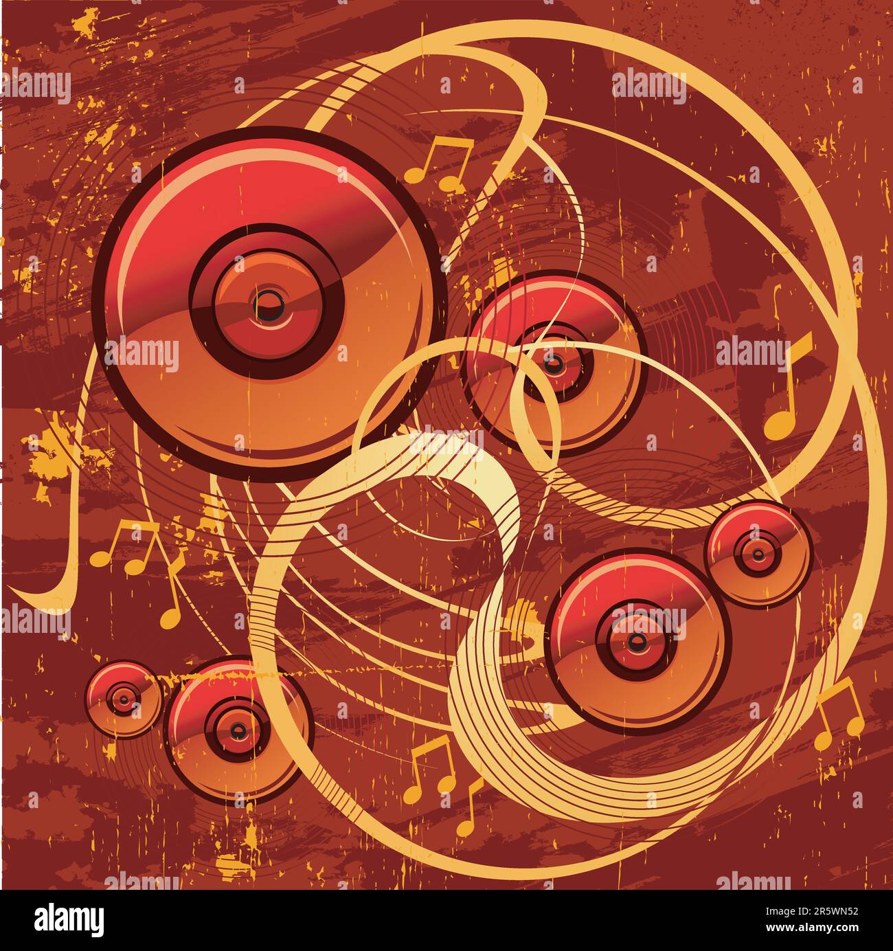 Artistic modern music background Stock Vector Images - Alamy