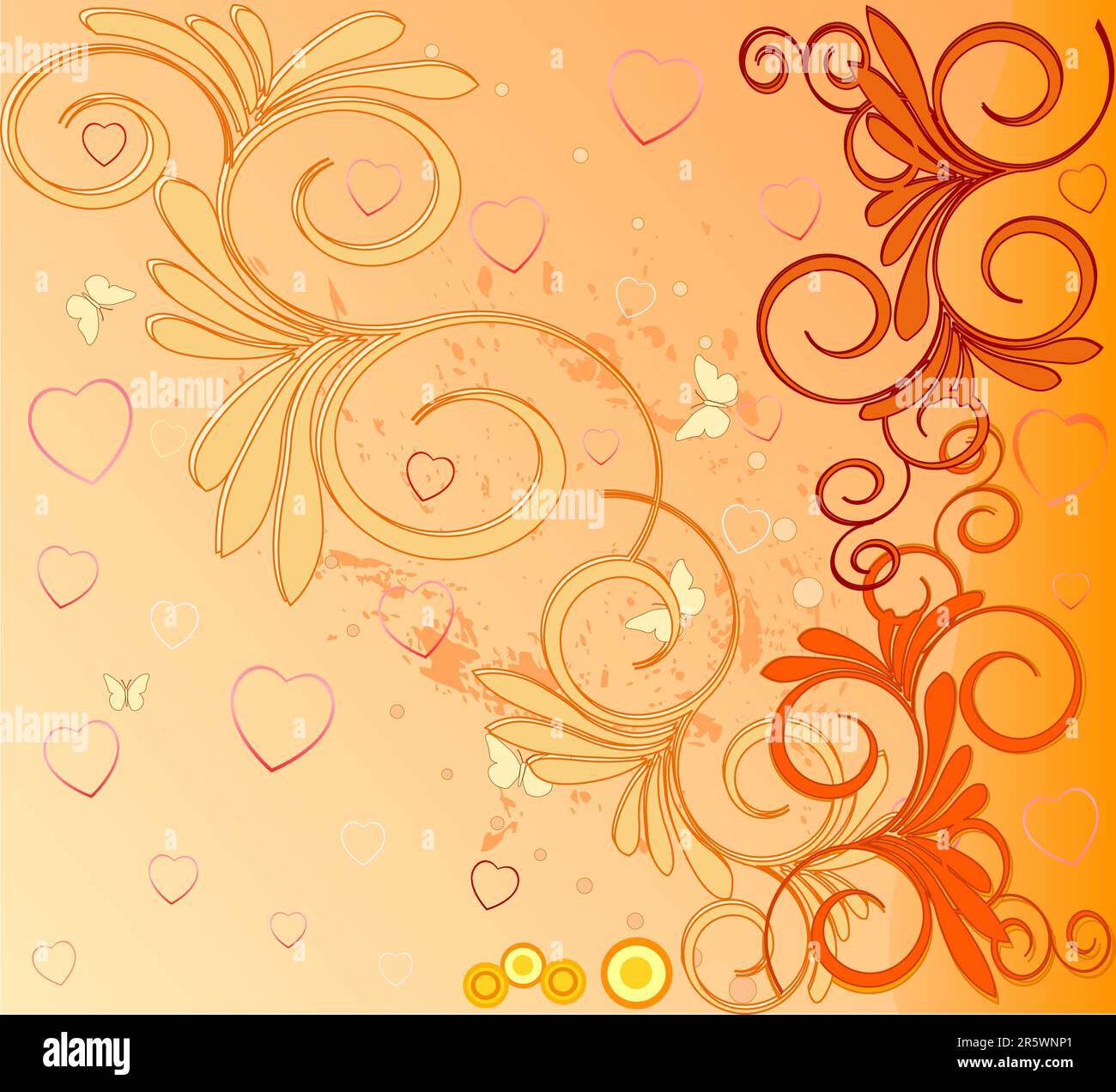 Romantic background vector illustration Stock Vector Image & Art - Alamy
