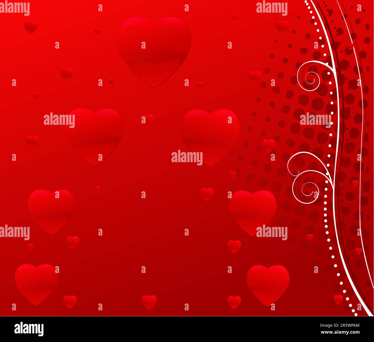 Romantic background, vector illustration Stock Vector Image & Art - Alamy