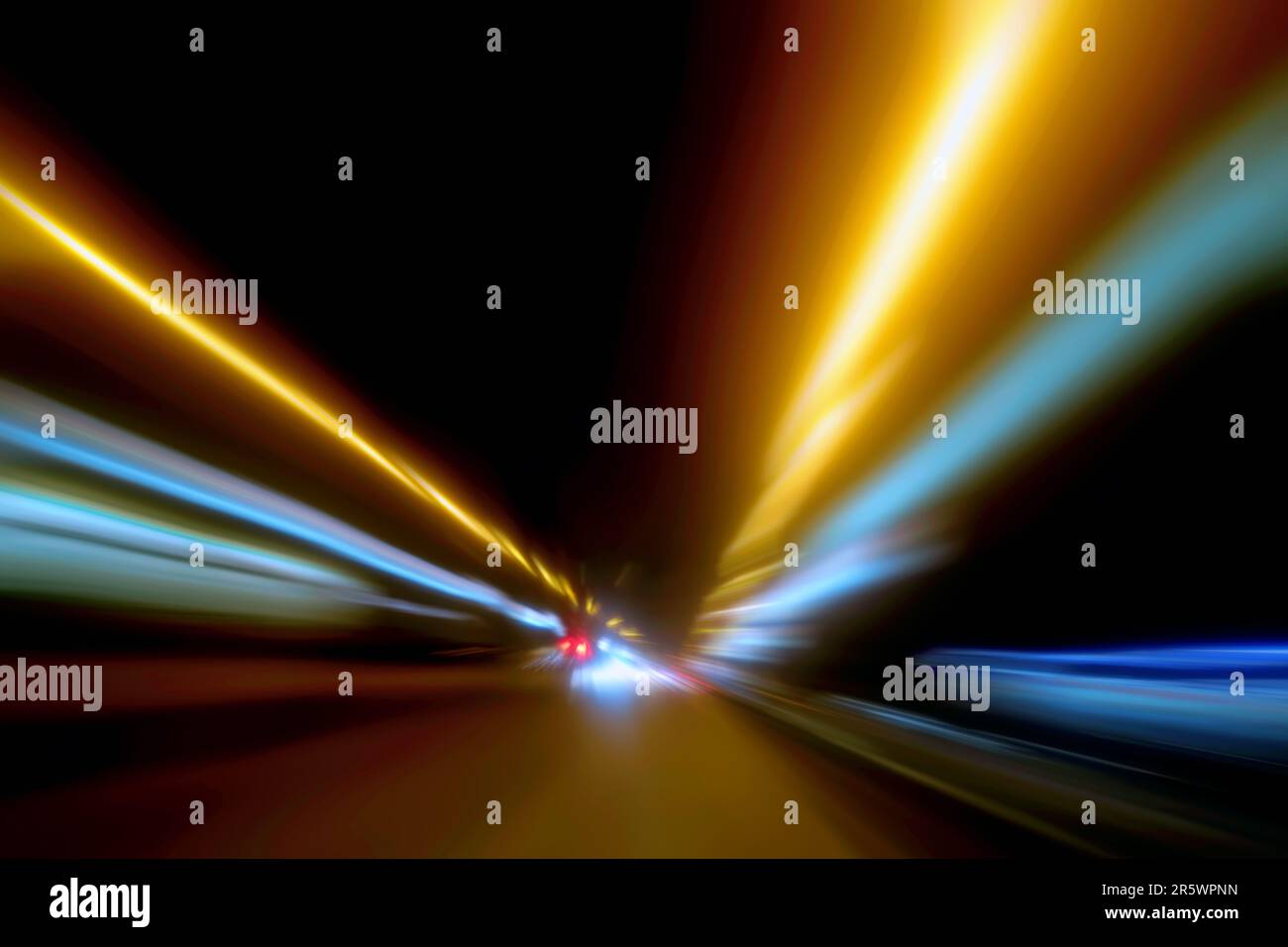 Light Trails in the Dark, Traffic Light Trails, Abstract Traffic Lines ...