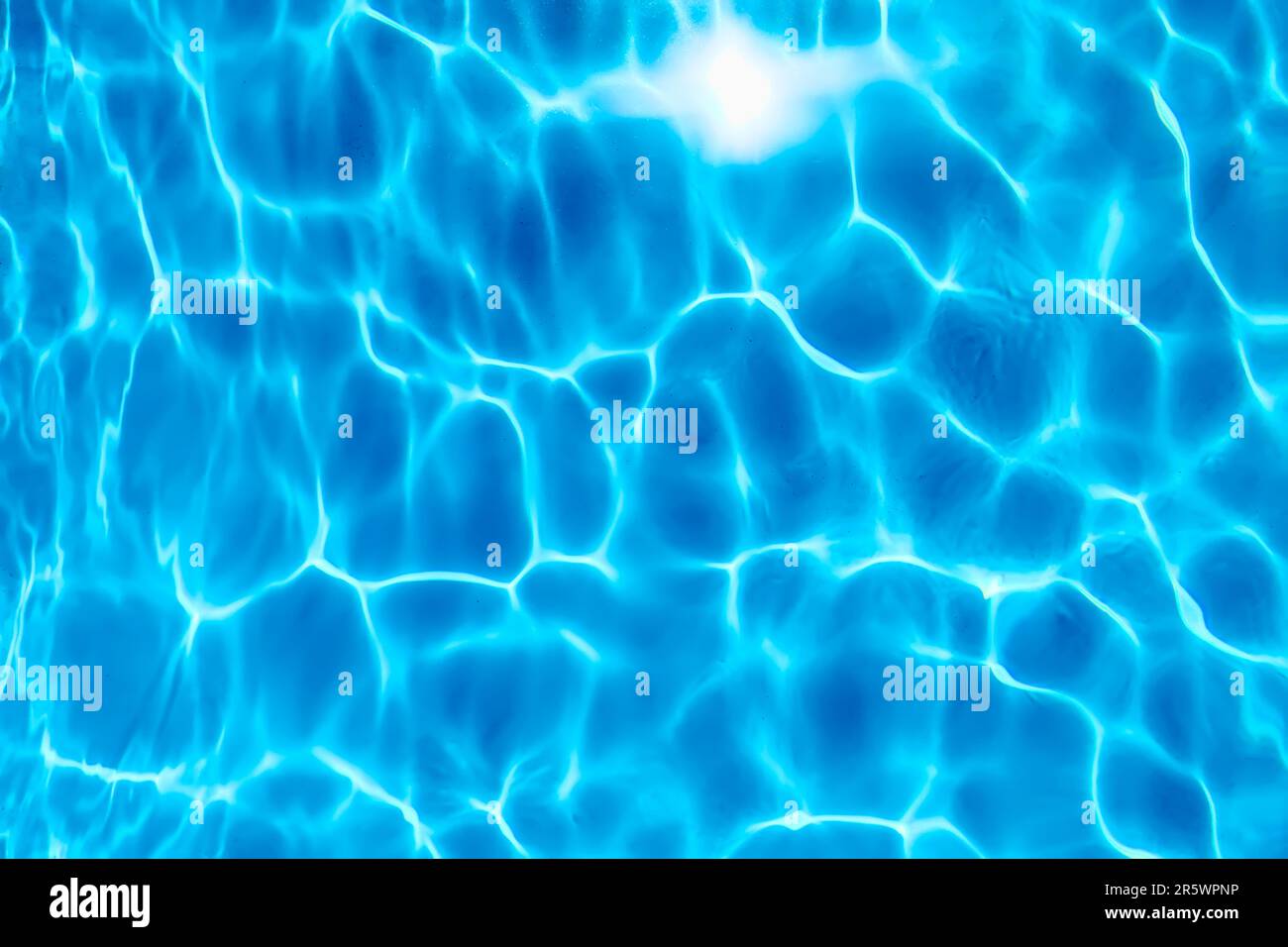 Blue Ripple Water Background, Water Surface Blue Swimming Pool Stock ...