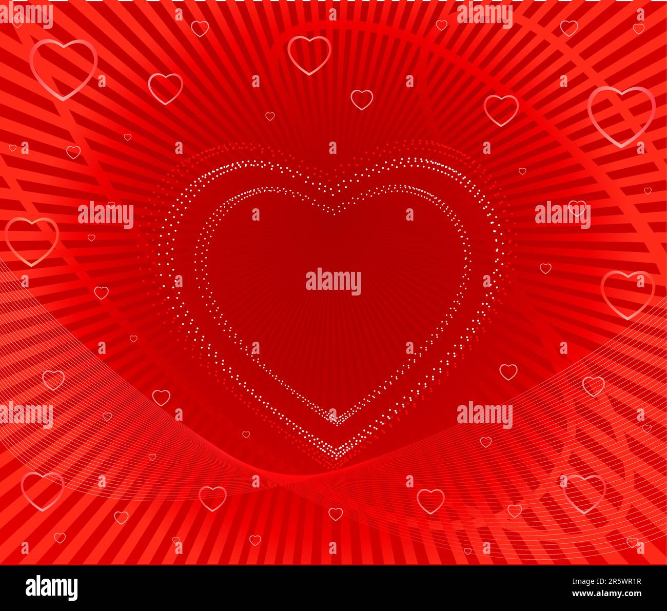 Romantic background, vector illustration Stock Vector Image & Art - Alamy
