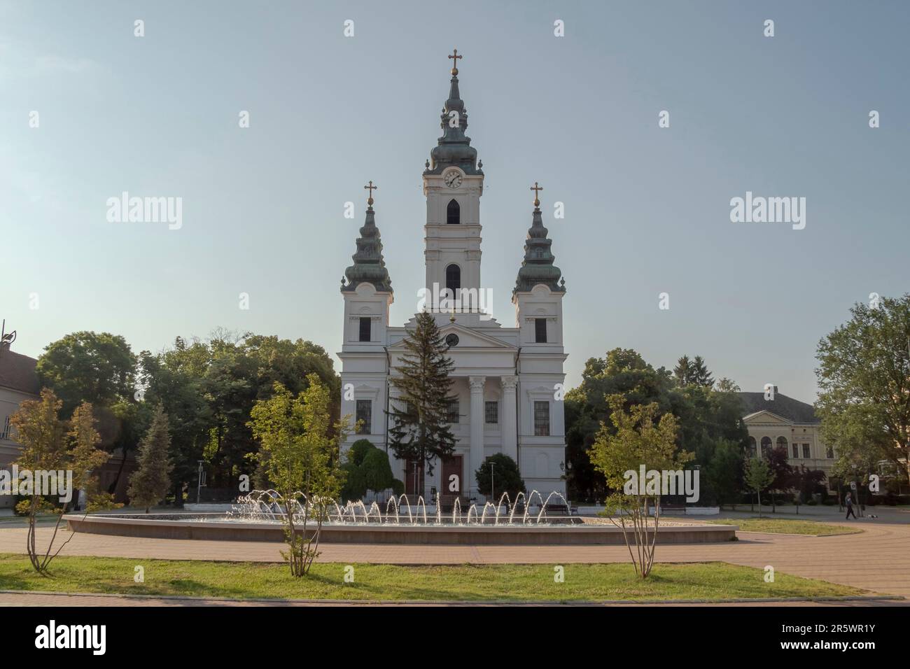 Serbian Orthodox Church of Saint George in Becej, Serbia Stock Photo ...