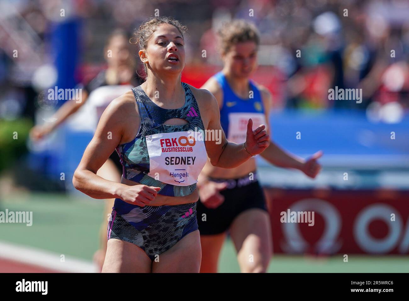 HENGELO, NETHERLANDS - JUNE 4: Zoe Sedney of The Netherlands during the ...