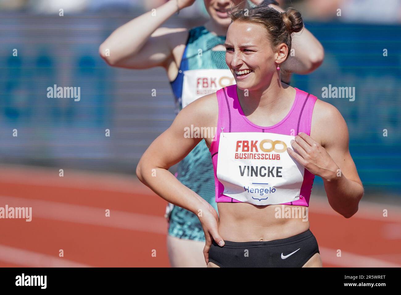 HENGELO, NETHERLANDS - JUNE 4: Rani Vincke of Belgium during the FBK ...