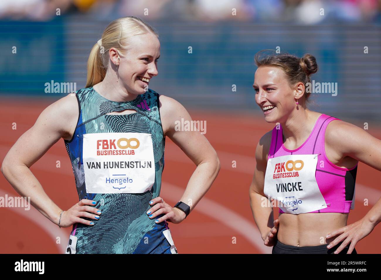 HENGELO, NETHERLANDS - JUNE 4: Marije van Hunenstijn of The Netherlands ...