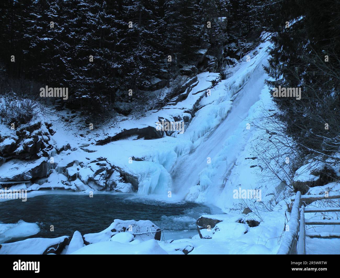 Krimmler waterfall winter hi-res stock photography and images - Alamy