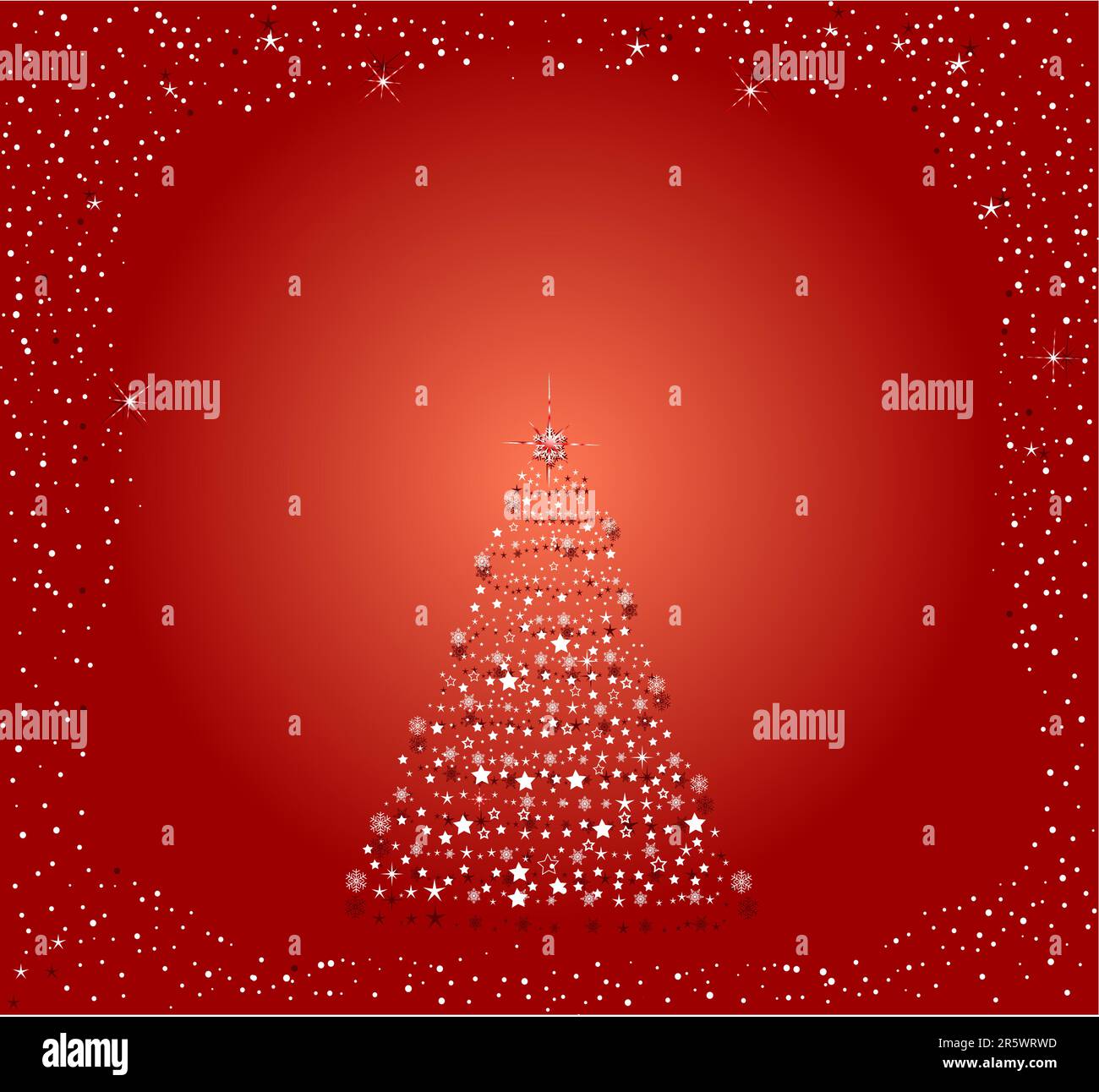 Abstract vector of a christmas tree Stock Vector Image & Art - Alamy