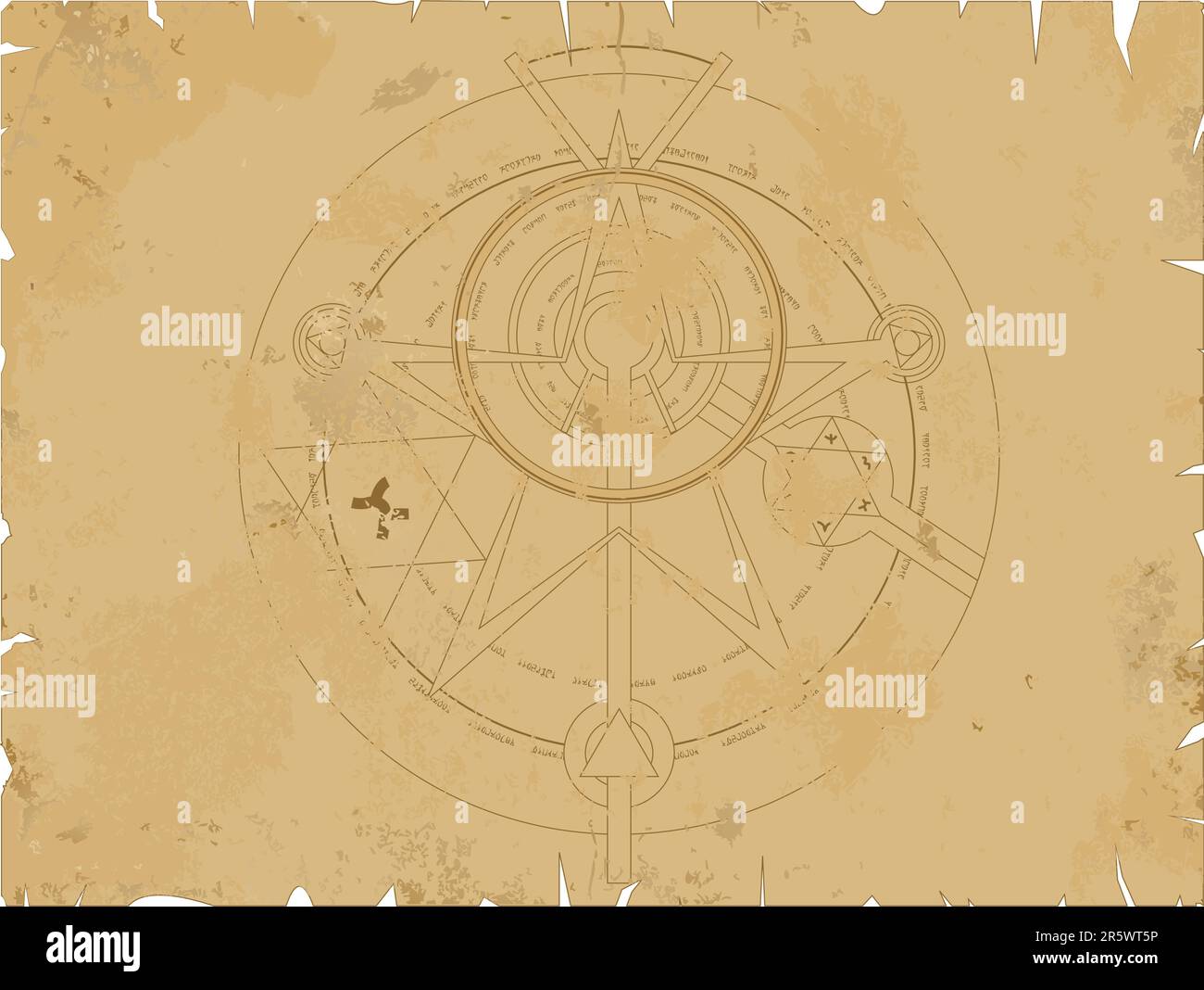 Rolled secret message Stock Vector Images - Alamy