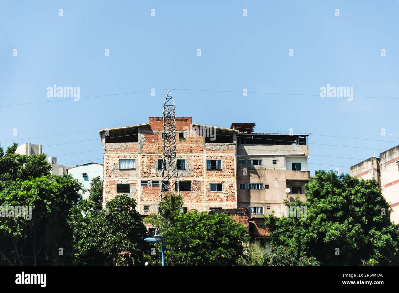 Residential area with houses in variety hi-res stock photography and ...