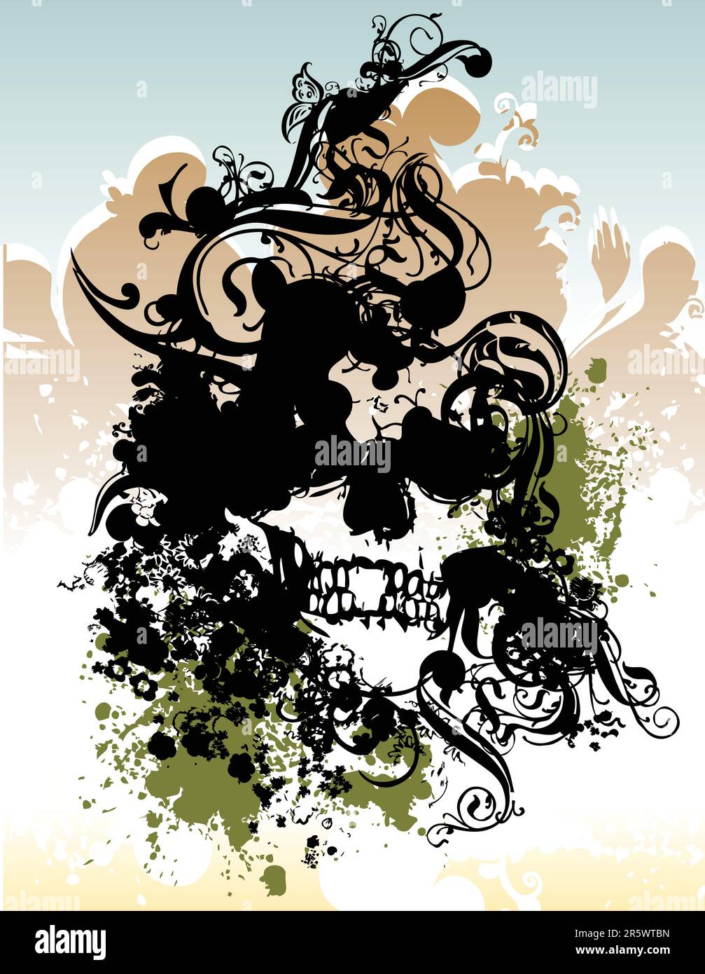 Zombie logo designs hi-res stock photography and images - Alamy