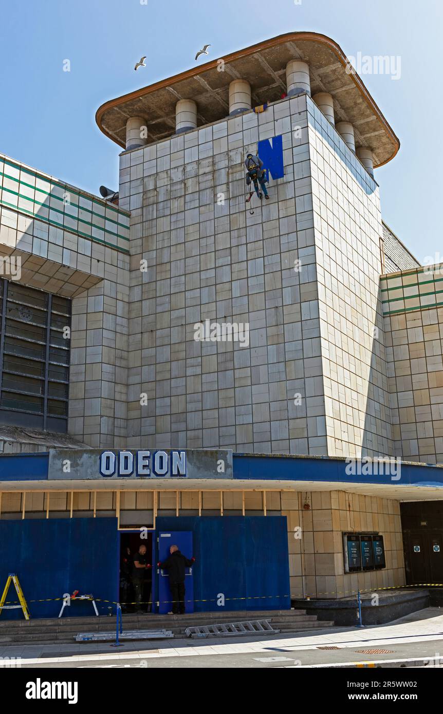 Weston-super-Mare, UK, 5 June 2023. On the day that the Odeon cinema ...