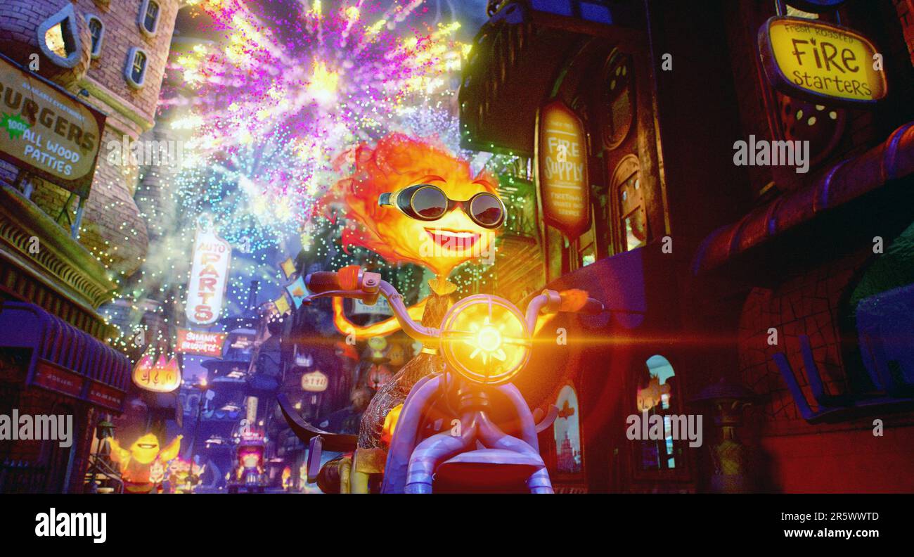 ELEMENTAL, Ember (voice: Leah Lewis), 2023. © Walt Disney Studios ...