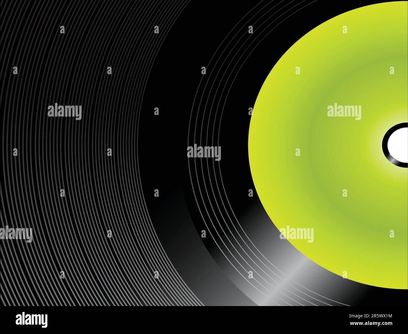 Vector illustration of macro vinyl disc background Stock Vector Image ...