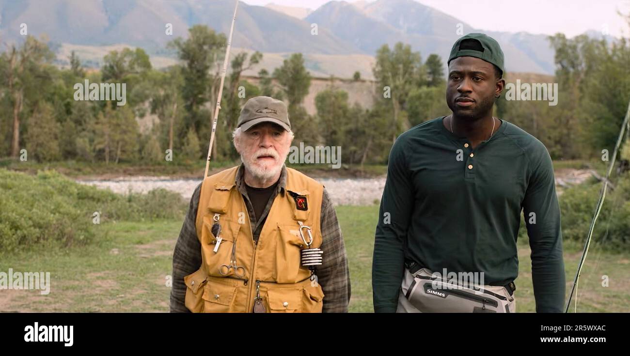 MENDING THE LINE, from left: Brian Cox, Sinqua Walls, 2022. © XYZ Films ...