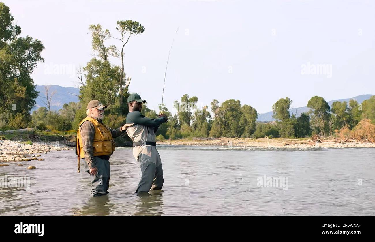 MENDING THE LINE, from left: Brian Cox, Sinqua Walls, 2022. © XYZ Films ...